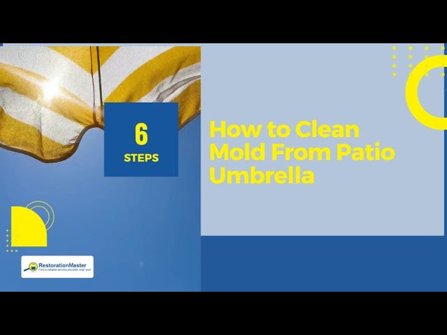 How To Clean Outdoor Umbrella Mold