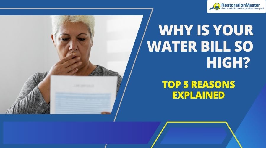 Top 5 Common Causes of a High Water Bill | Save Water & Money